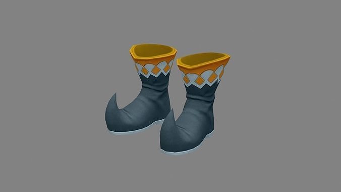 3D model Cartoon Wizard Shoes VR / AR / low-poly | CGTrader