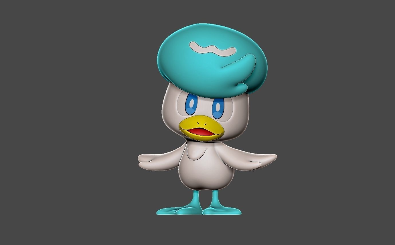 Pokemon quaxly evolution pack 3D model 3D printable | CGTrader