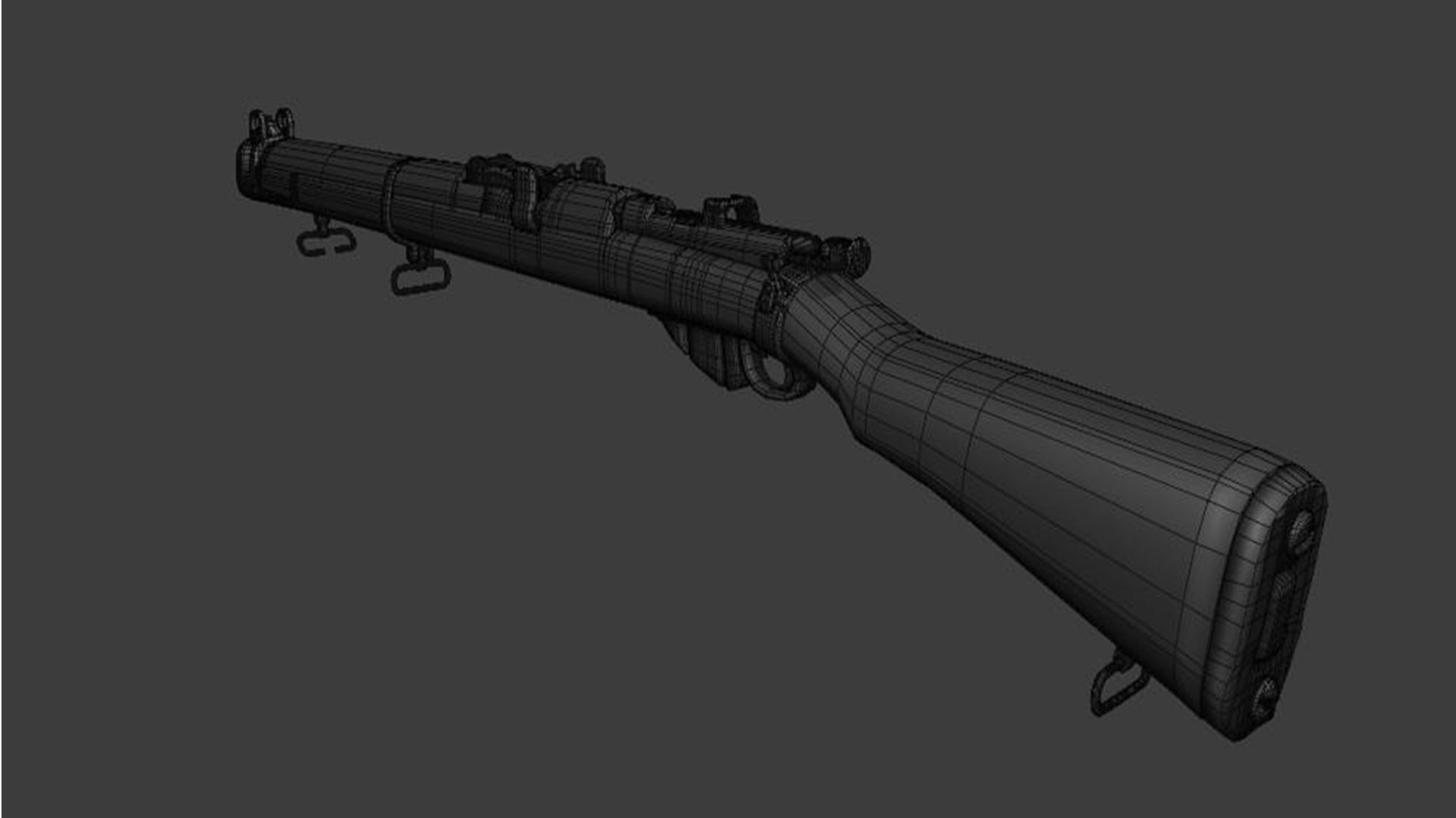 LEE Enfield MK3 - Asset Weapon free VR / AR / low-poly 3D model | CGTrader