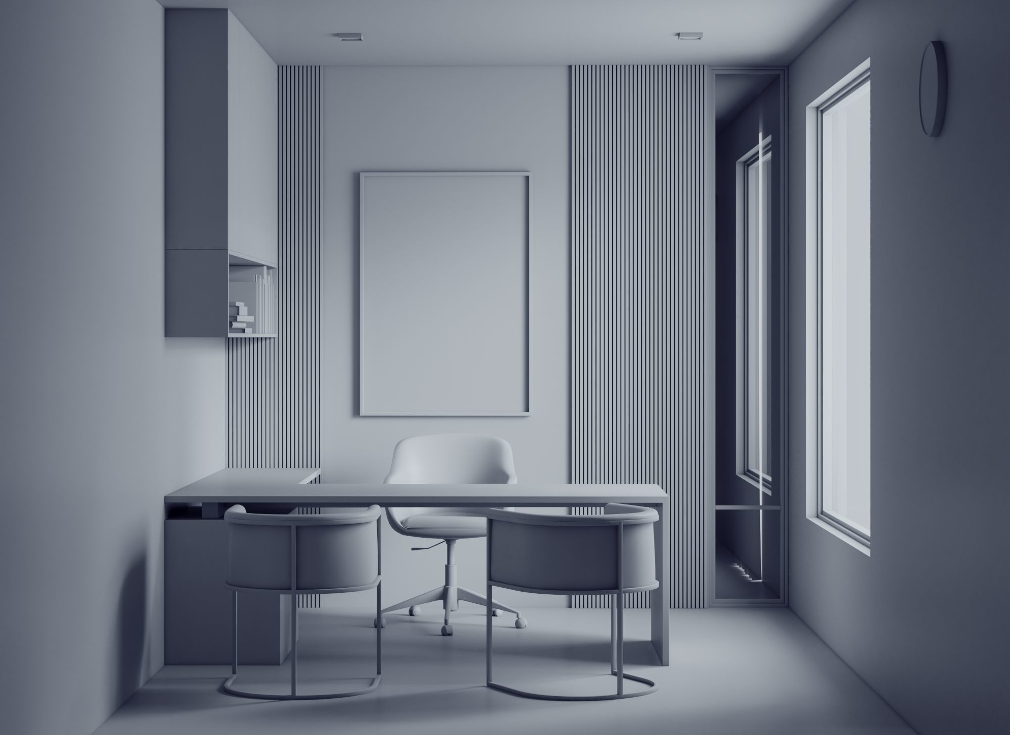 Home Office space 3D model | CGTrader