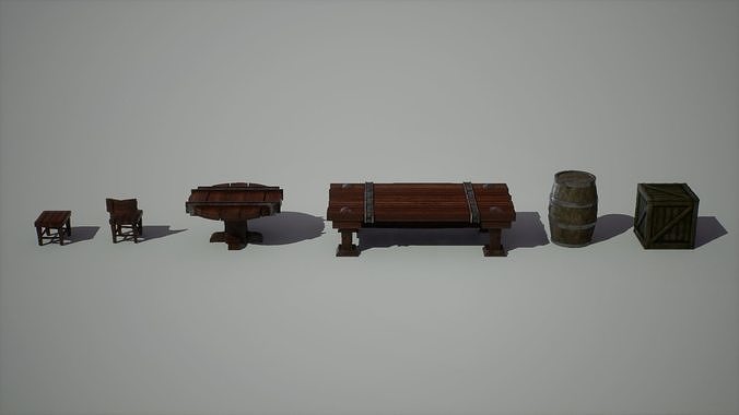 3D model Realistic Dungeon Assets VR / AR / low-poly | CGTrader