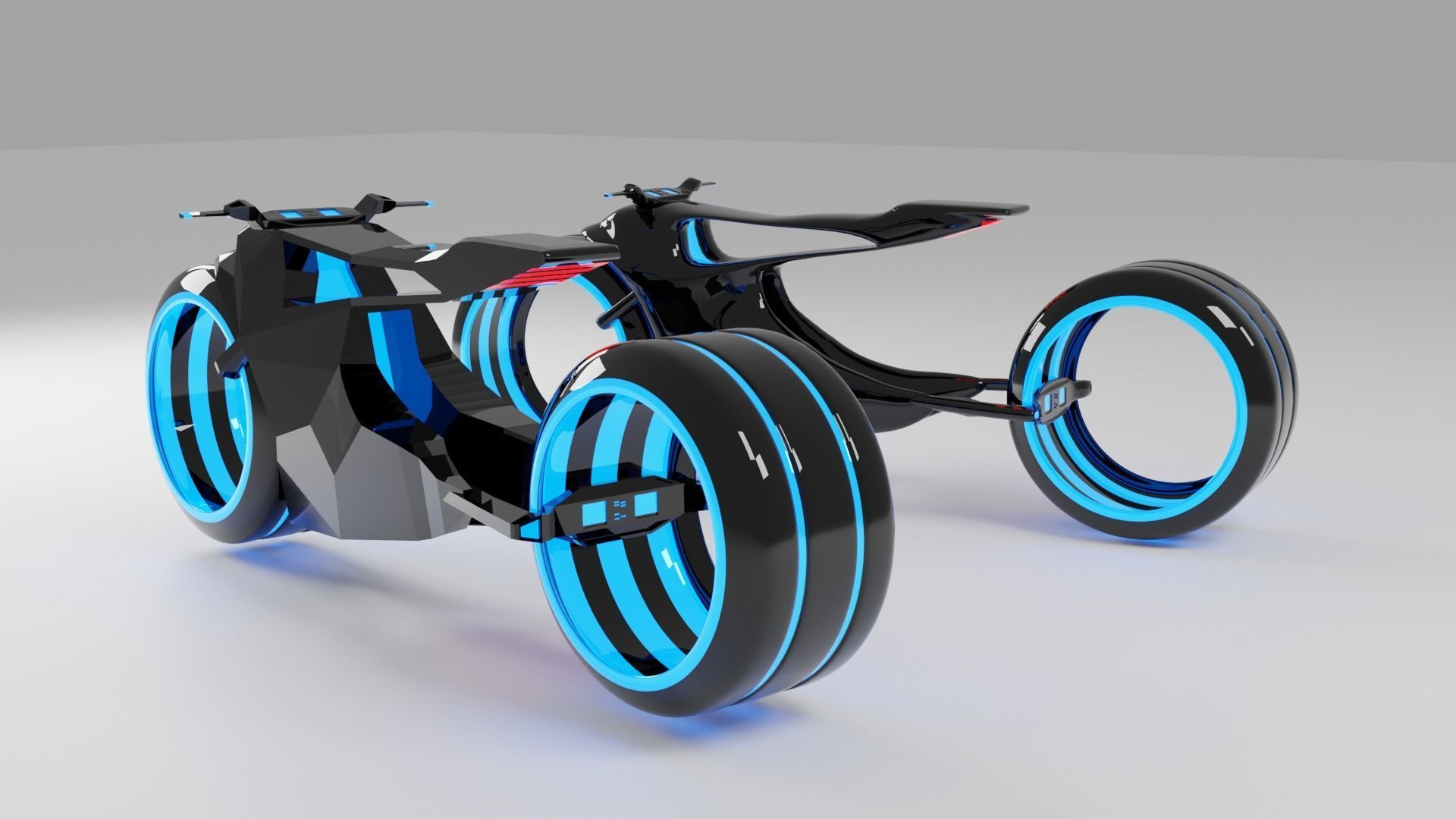 3D Models Sci Fi Motorcycle 3D model | CGTrader