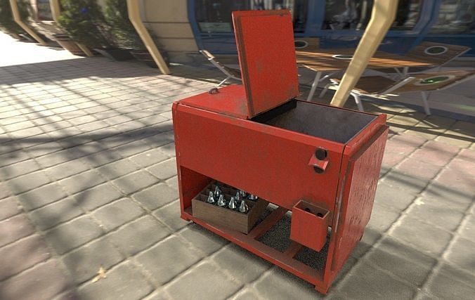 3D model Low poly cooler game ready VR / AR / low-poly | CGTrader