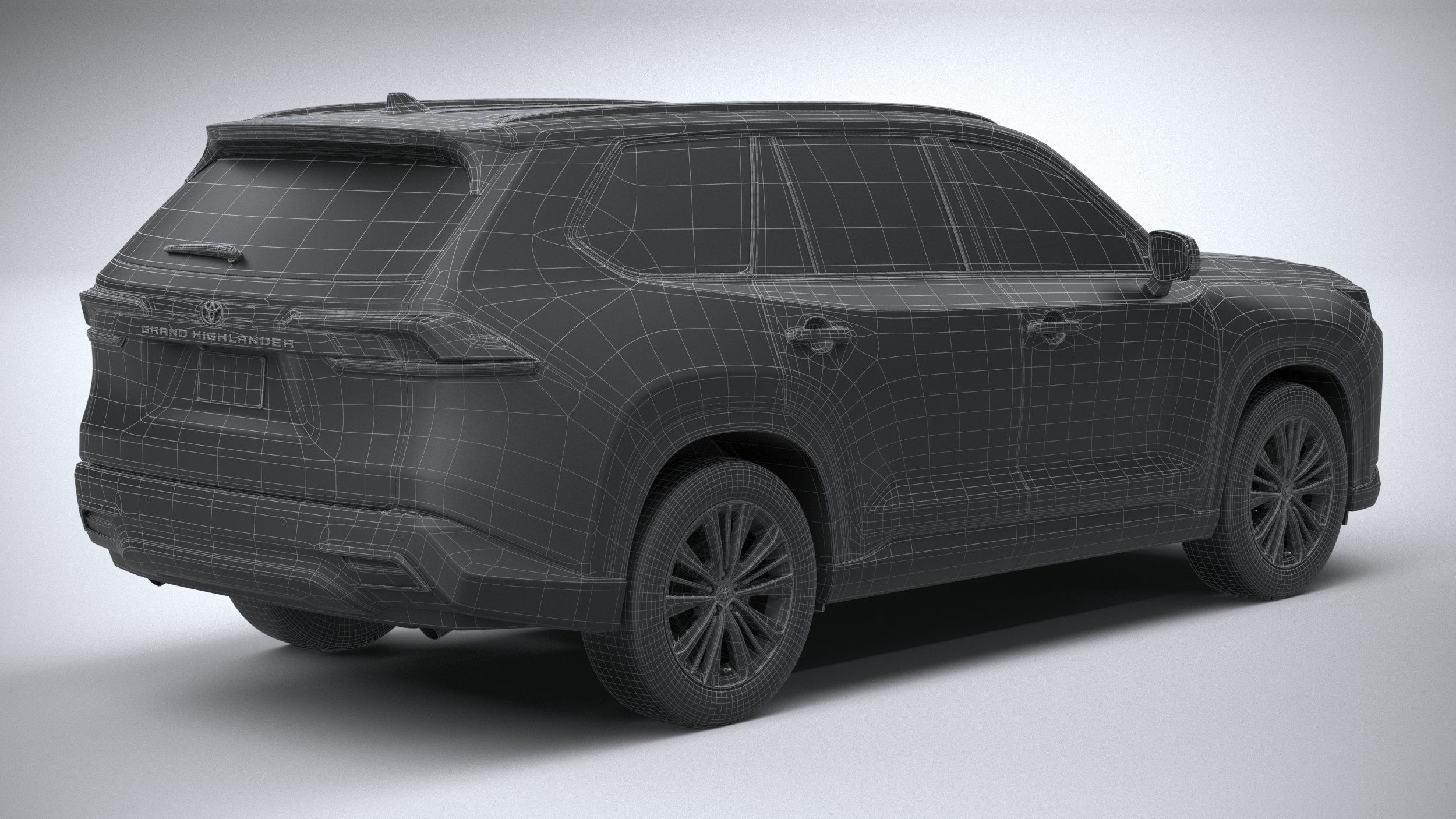 Toyota Grand Highlander 2024 3D model | CGTrader