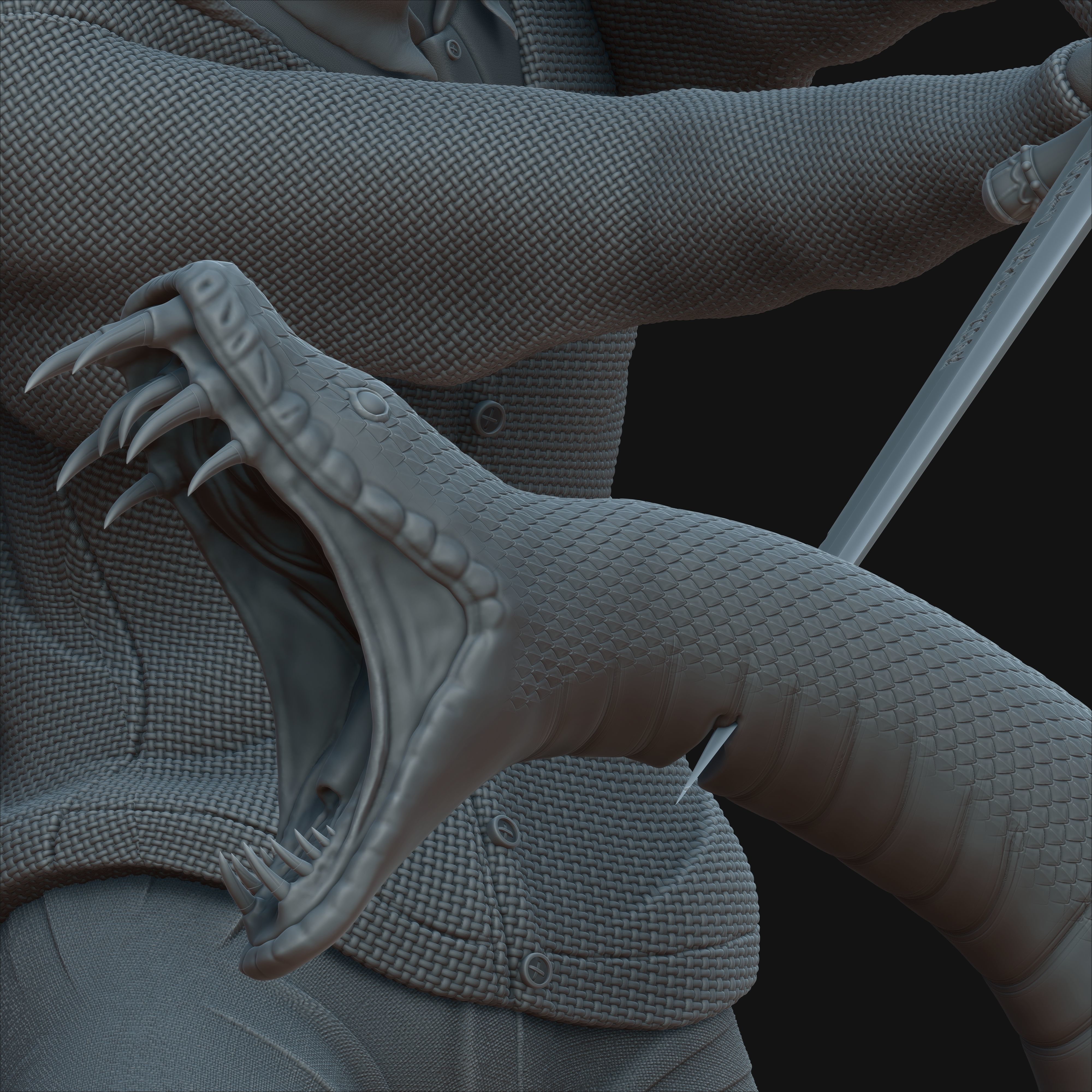 Neville Longbottom and Naghini Diorama 3D model 3D printable | CGTrader