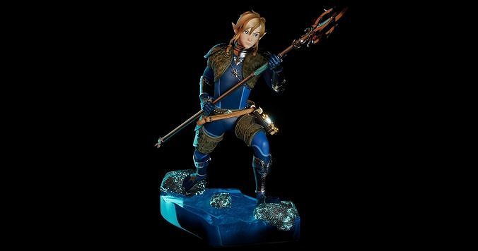 Link - Zora Armor 3D model 3D printable | CGTrader