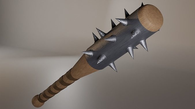 Spiked Club 3D model | CGTrader
