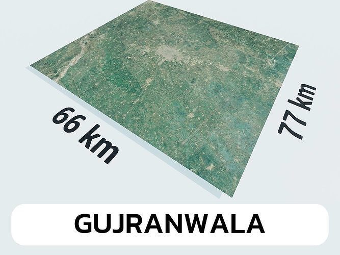 Gujranwala Pakistan City Landscape 3D Model 3D model | CGTrader