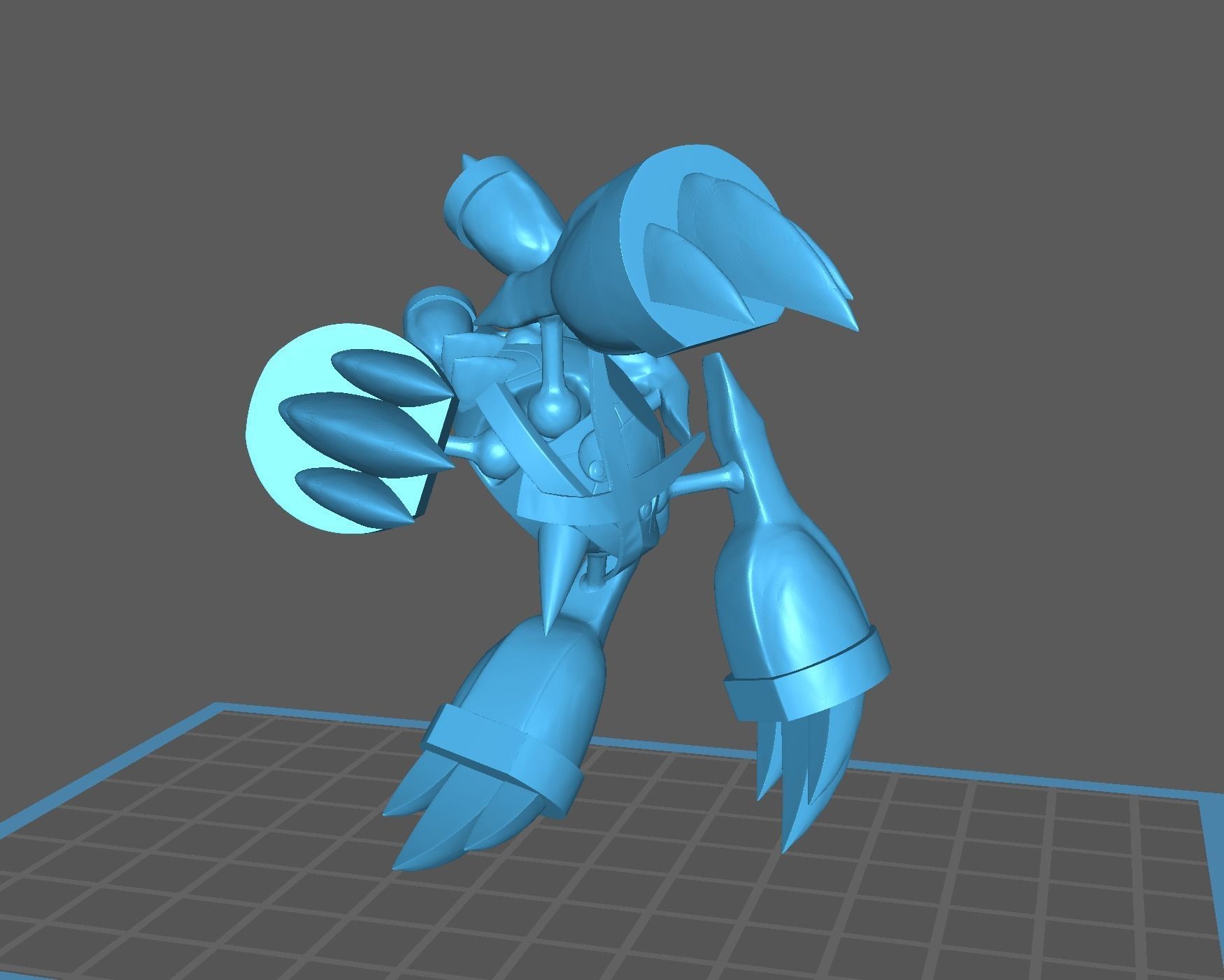 Mega Metagross pokemon 3D print model 3D model 3D printable | CGTrader