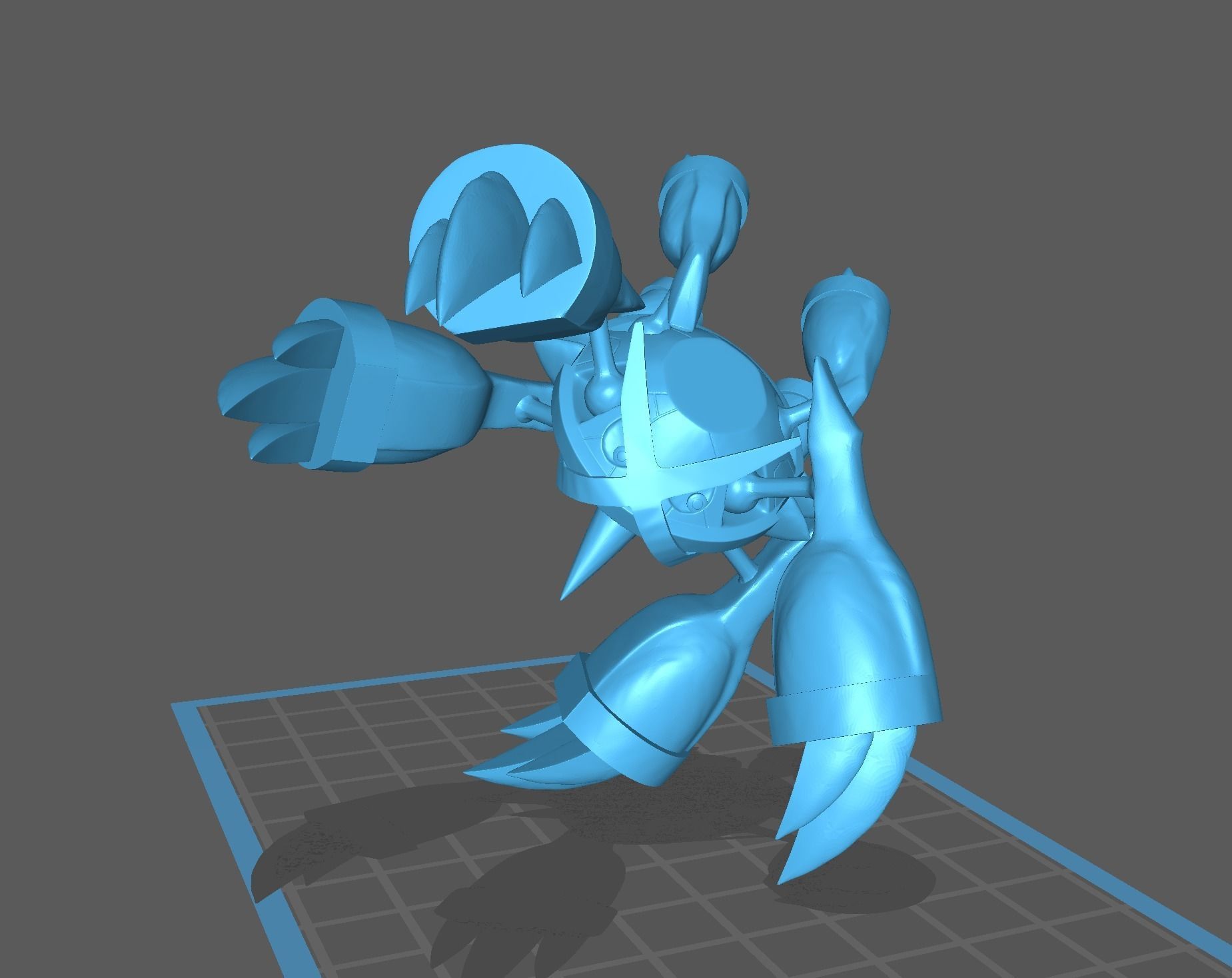 Mega Metagross pokemon 3D print model 3D model 3D printable | CGTrader