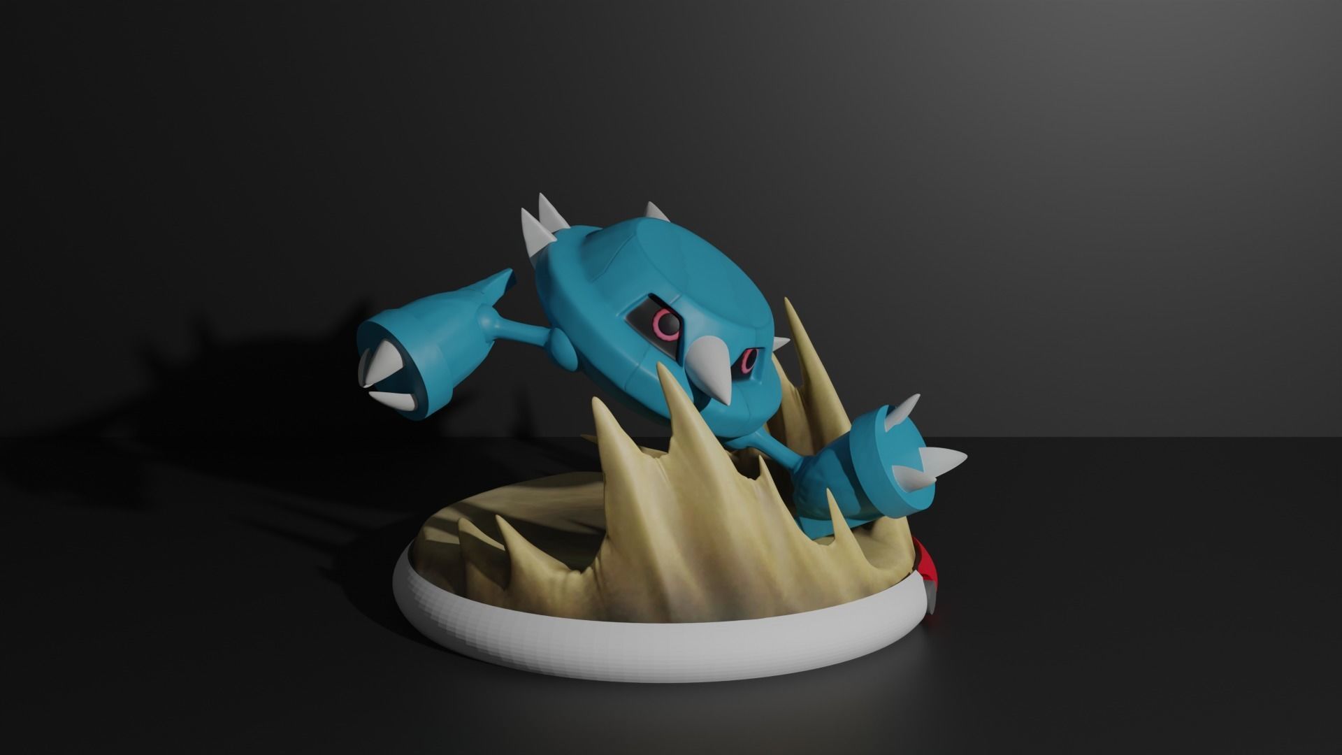 Beldum Metang Metagross and Mega Metagross 3D print models 3D model 3D ...