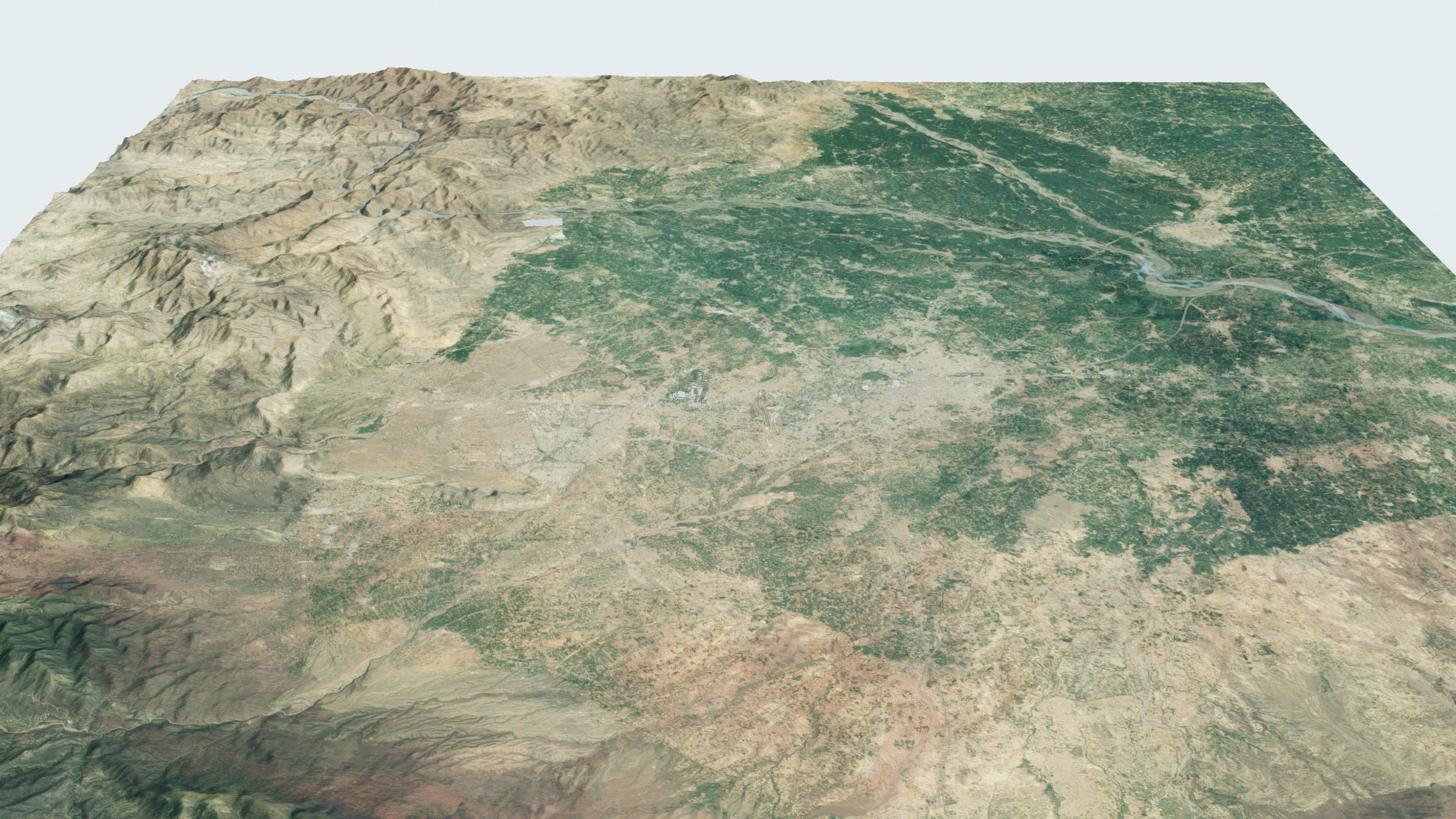 Peshawar Pakistan City Landscape 3D Model 3D model | CGTrader