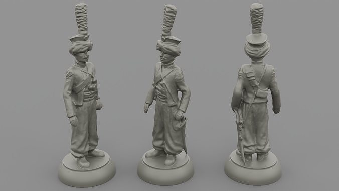 Lead soldier 3D model 3D printable | CGTrader