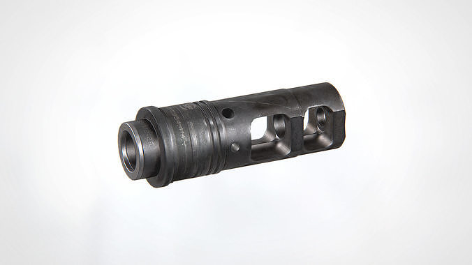 3D model SOCOM-556 Muzzle Brake VR / AR / low-poly | CGTrader