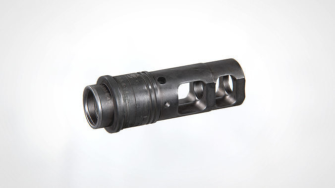 3D model SOCOM-762 Muzzle Brake VR / AR / low-poly | CGTrader