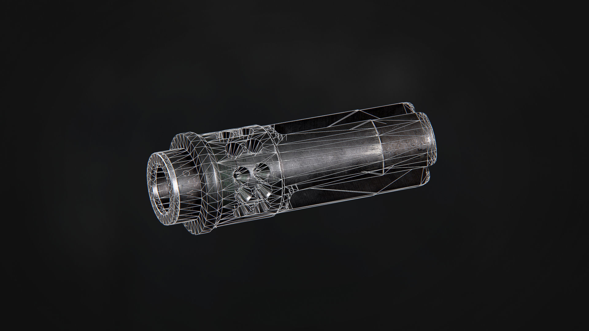3D model WARCOMP-556 Flash Hider VR / AR / low-poly | CGTrader