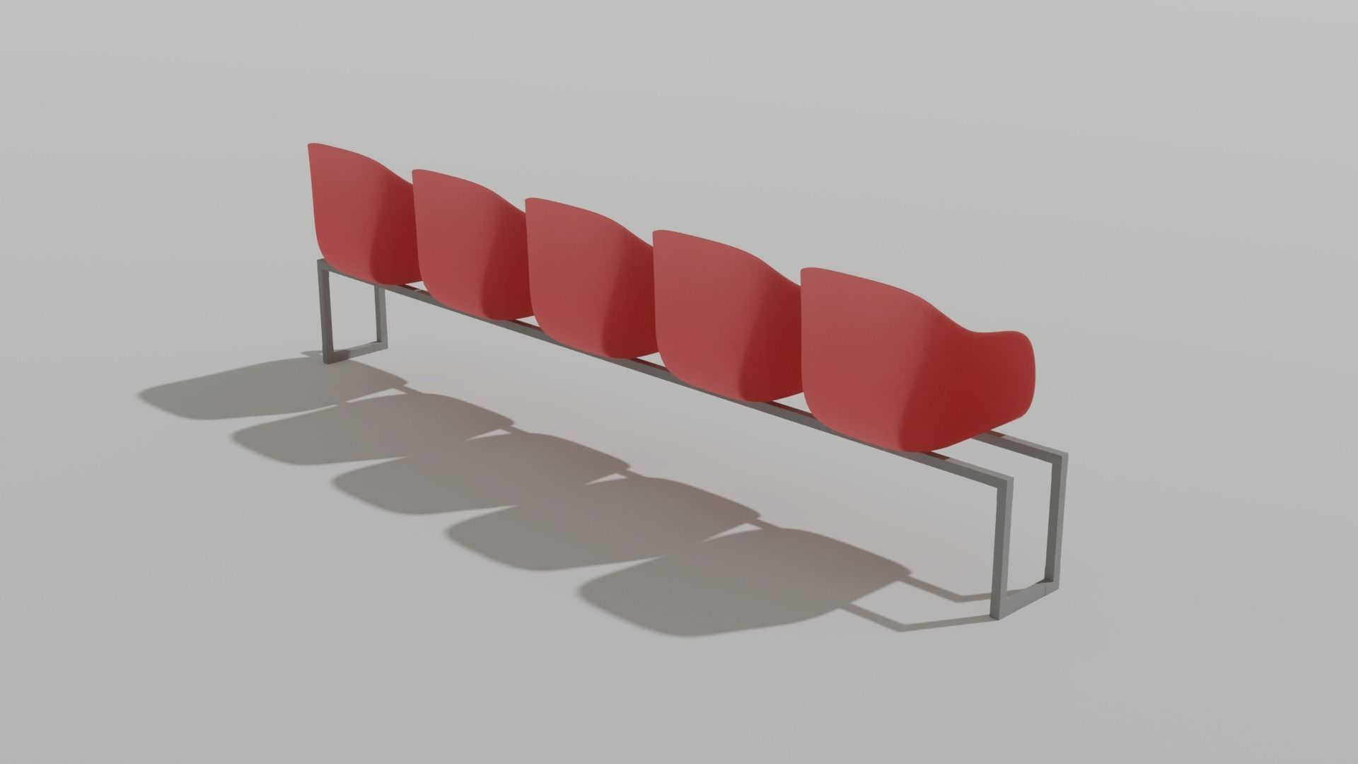 Tribun Stadium Chair 3D model | CGTrader