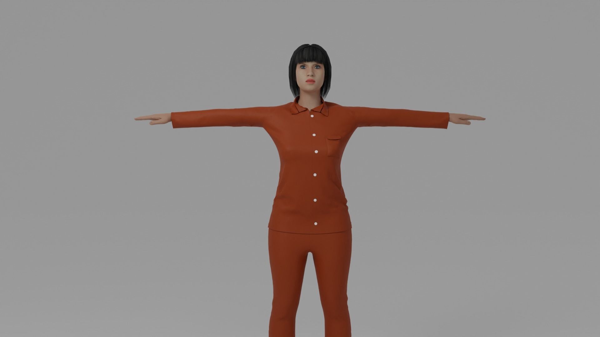 3D model Prisoner Woman VR / AR / low-poly | CGTrader