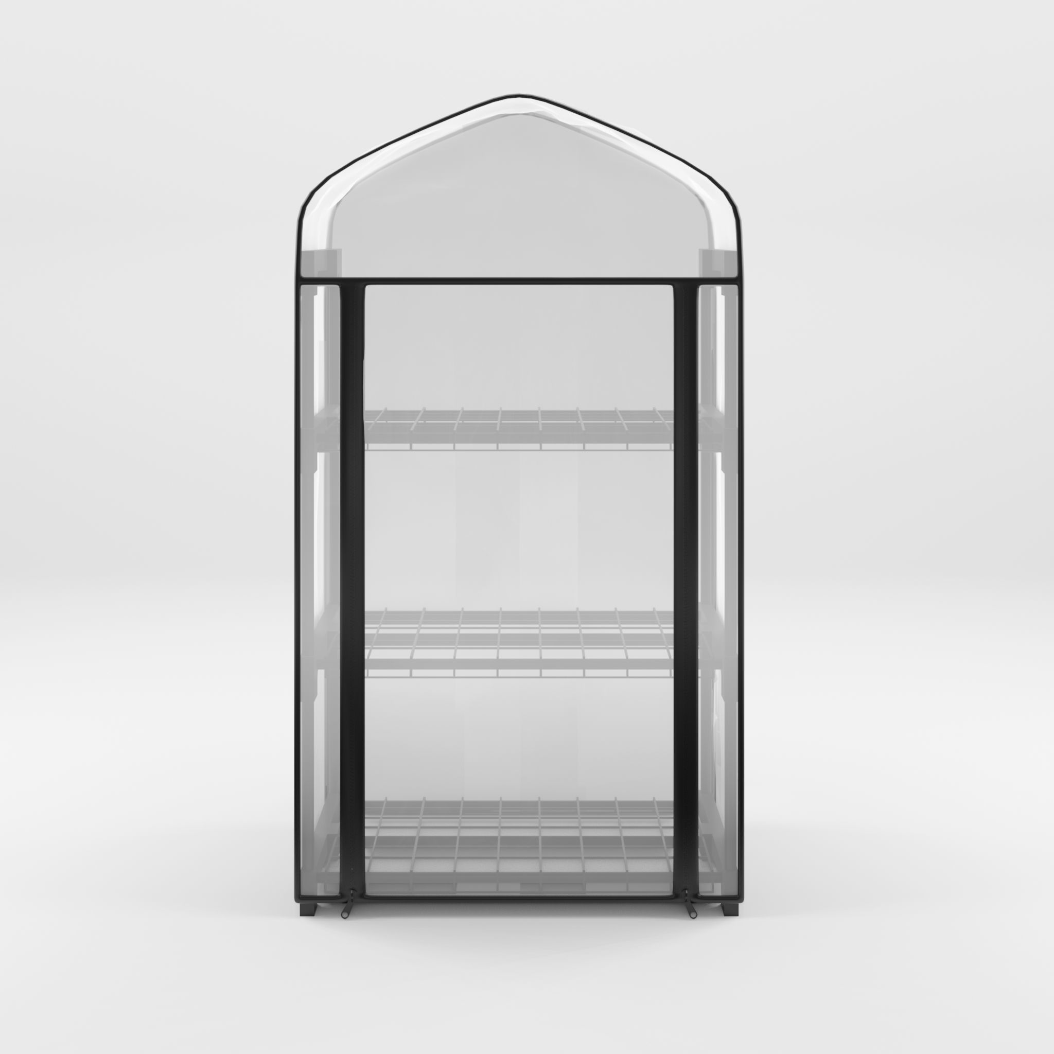 3d Model Pvc Mini Greenhouse 3d Model Vr Ar Low Poly Cgtrader