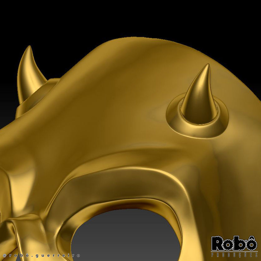 Ghost Gilded Reaper Bone Chiller Golden Skull Mask MW2 - WARZONE 3D ...