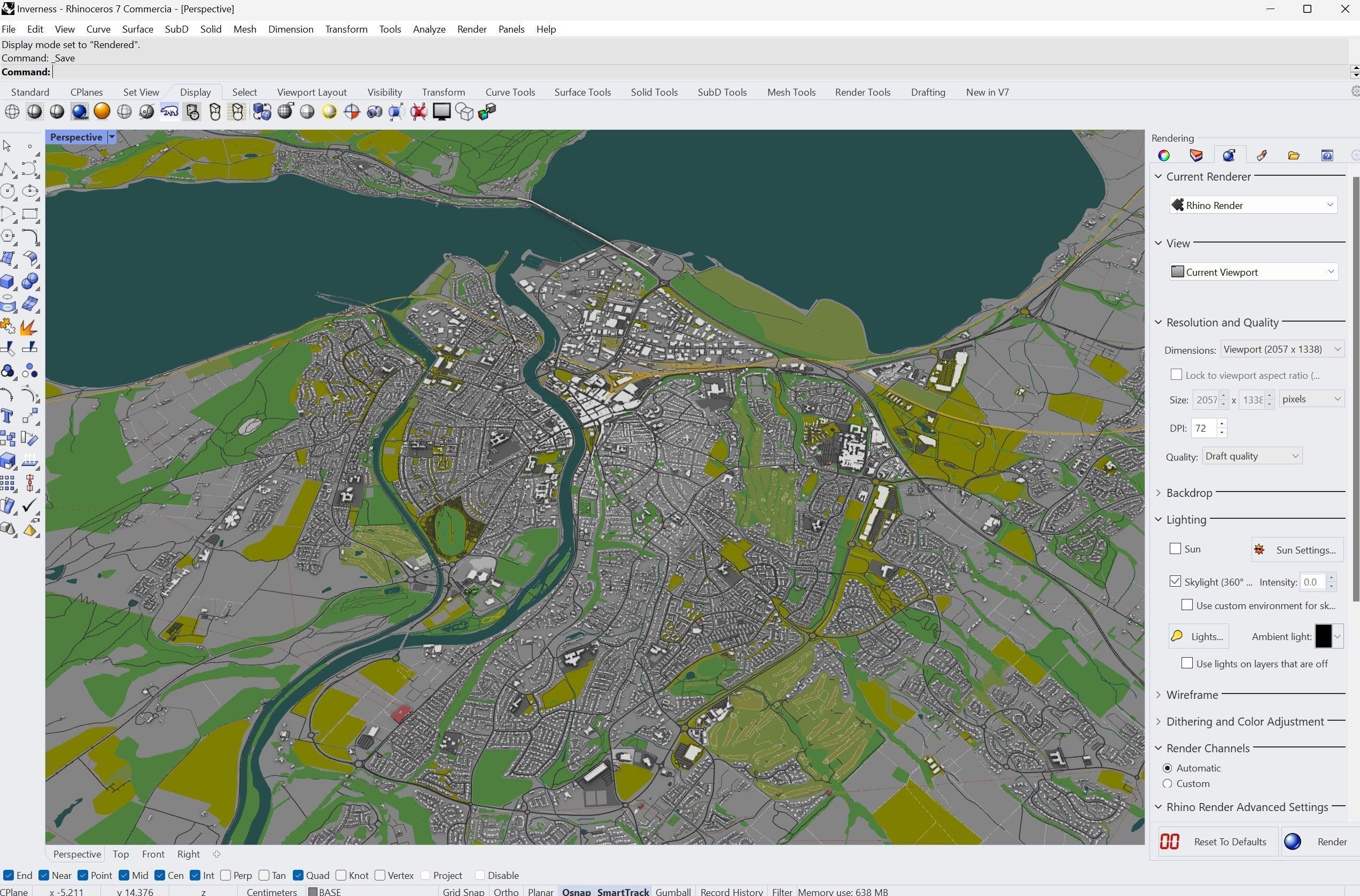 3D model Inverness United Kingdom 30km VR / AR / low-poly | CGTrader