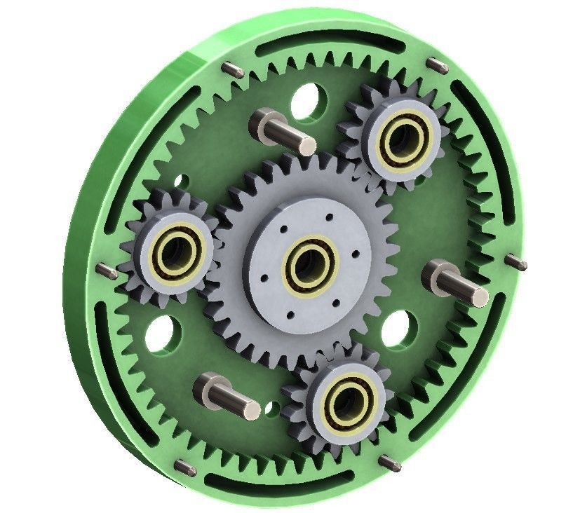 HSD1VS2-A01 Kinematics Sculpture rotating mechanism unit diy 3D model ...