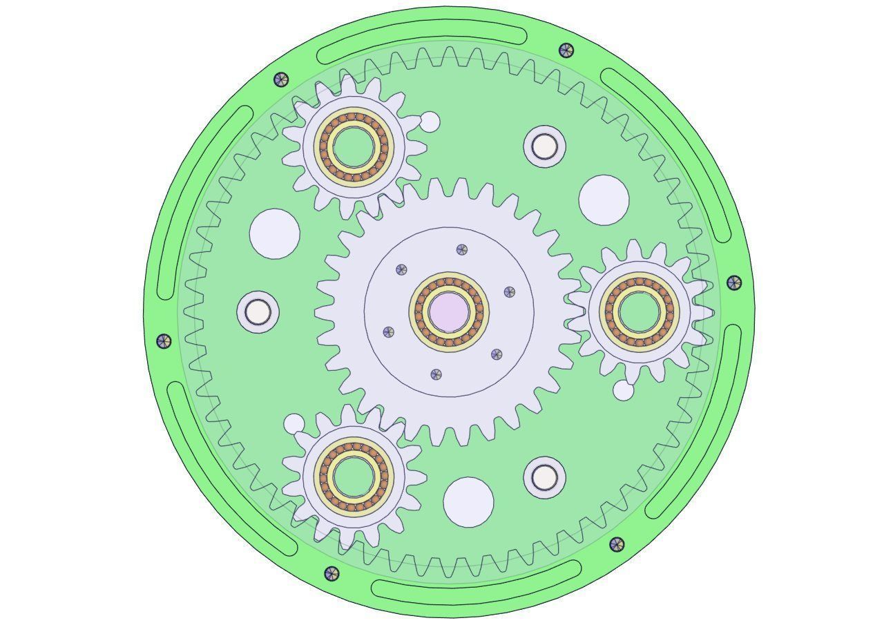 HSD1VS2-A01 Kinematics Sculpture rotating mechanism unit diy 3D model ...