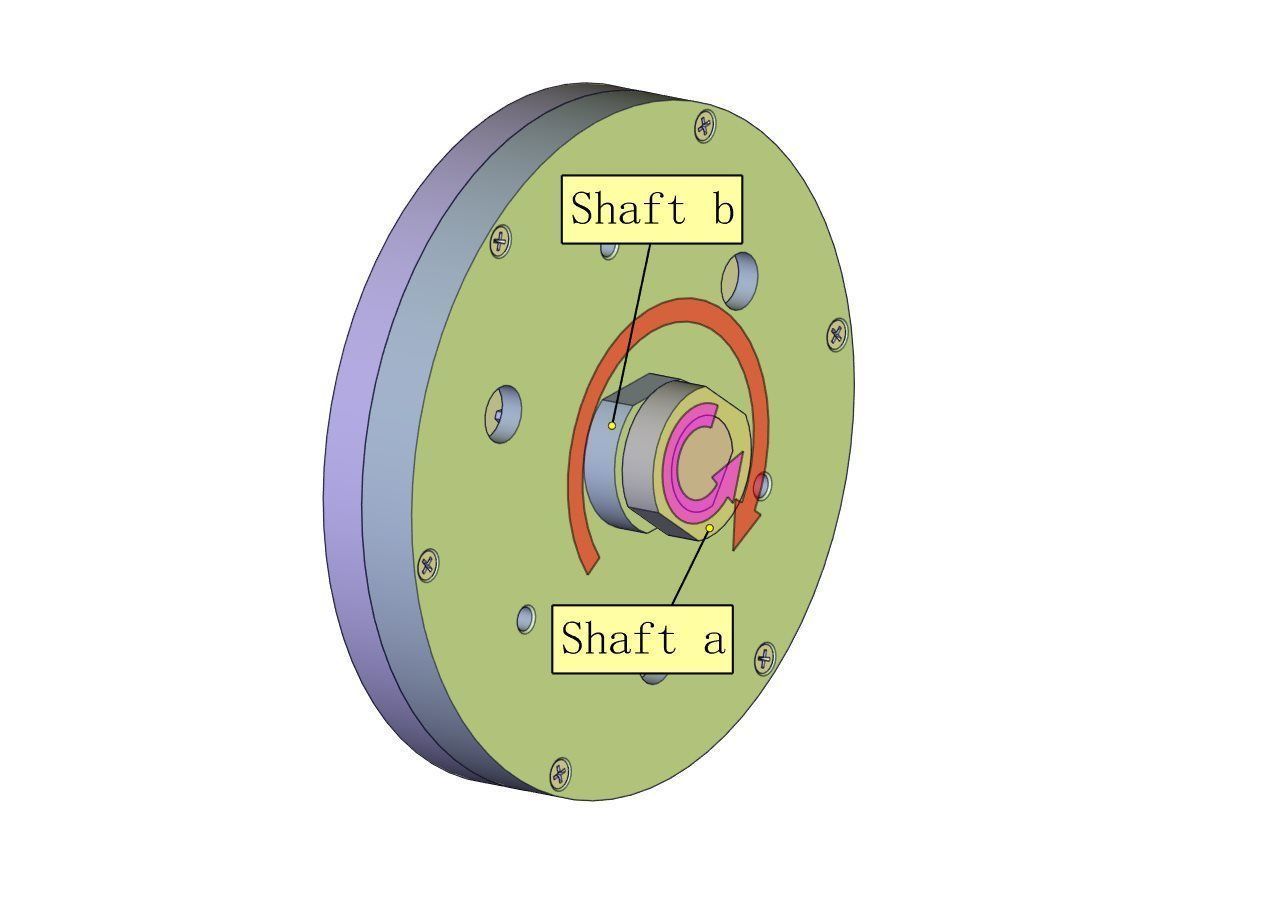 HSD1VS2-A01 Kinematics Sculpture rotating mechanism unit diy 3D model ...