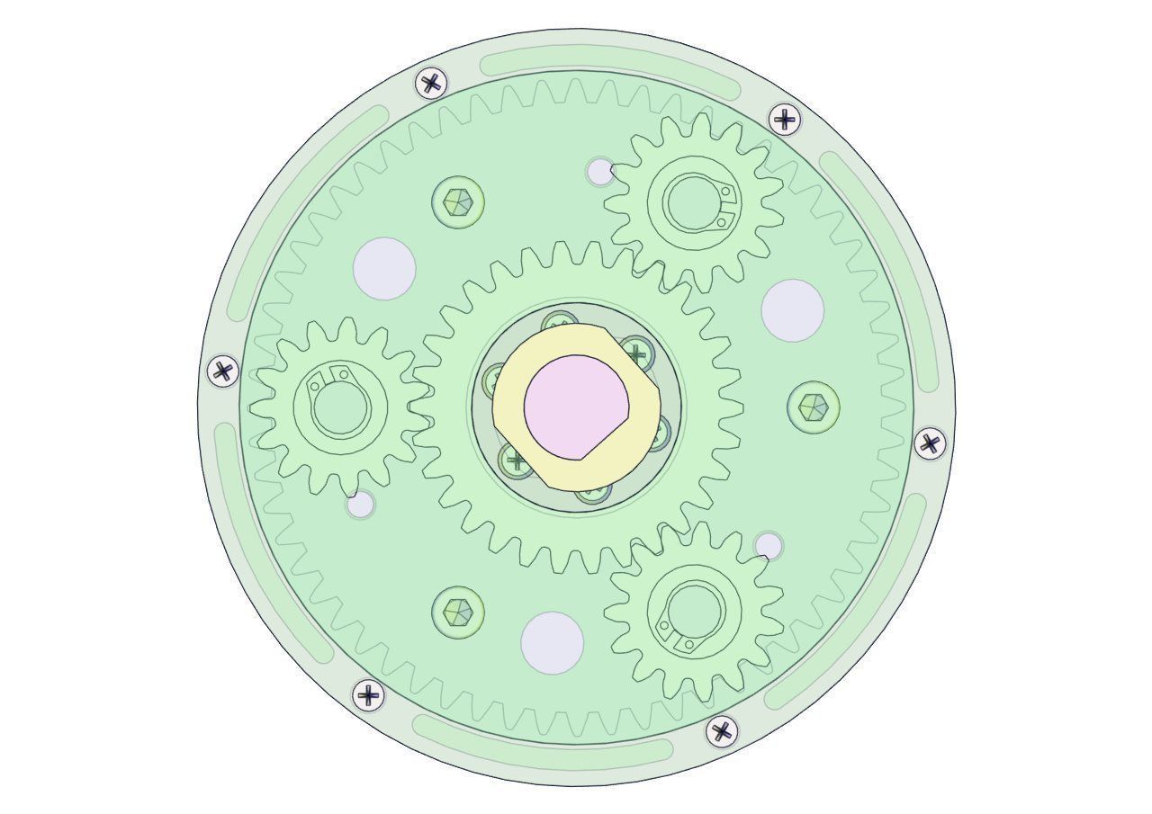 HSD1VS2-A01 Kinematics Sculpture rotating mechanism unit diy 3D model ...
