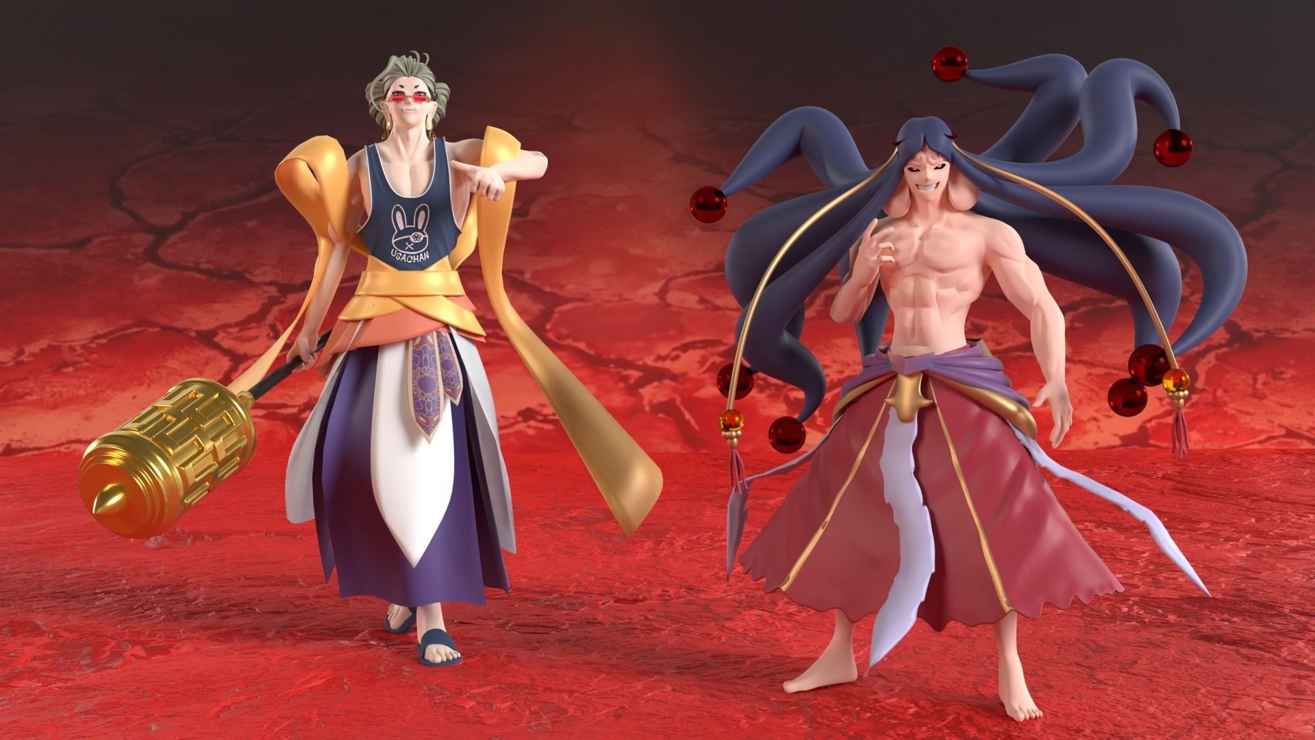 Buddha - Record of Ragnarok 3D model rigged | CGTrader