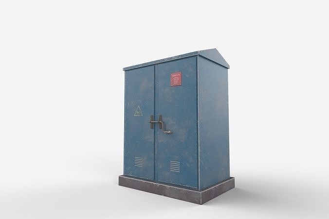 Street Electric Box free VR / AR / low-poly 3D model | CGTrader
