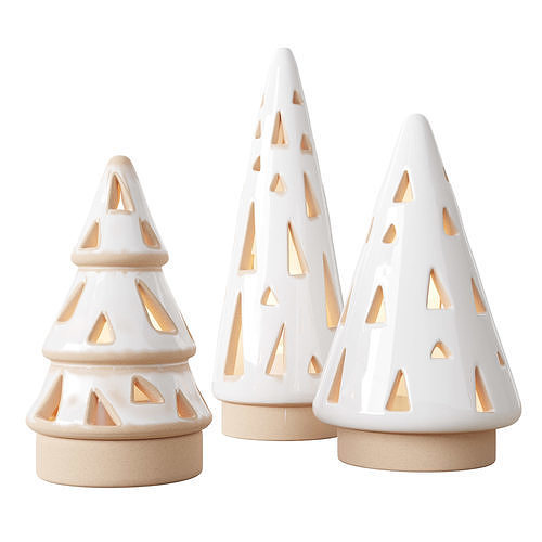 Ceramic Christmas Trees 3D model | CGTrader