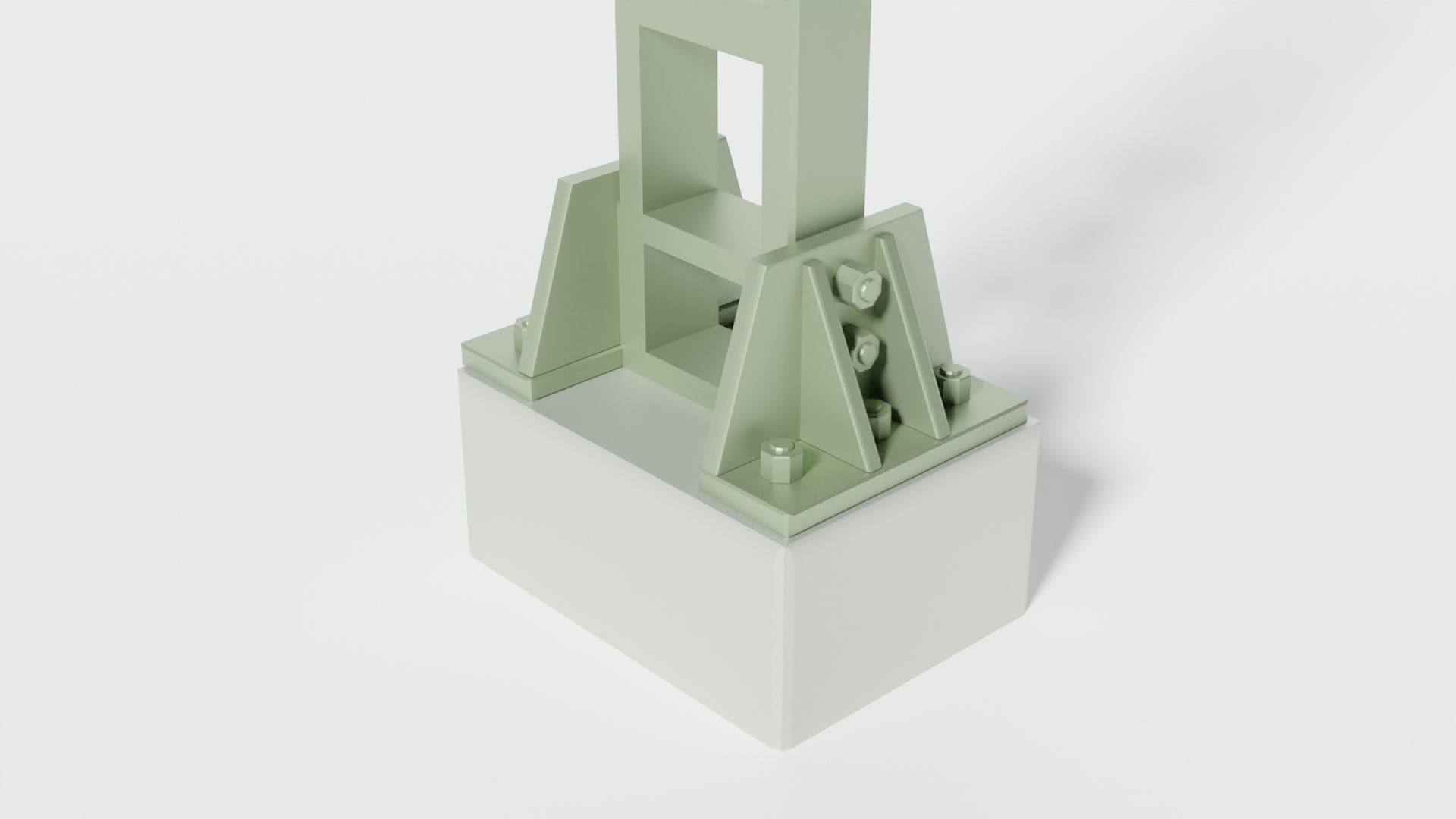 3D model Standard overhead line mast VR / AR / low-poly | CGTrader