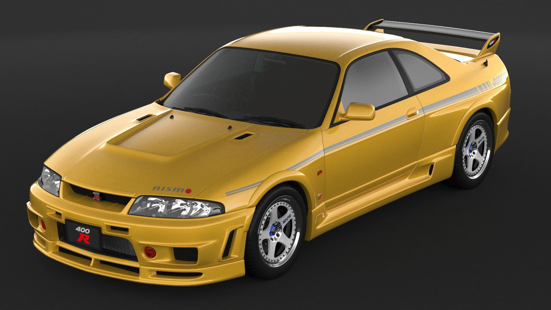 Nissan Skyline R33 400R 3D model | CGTrader