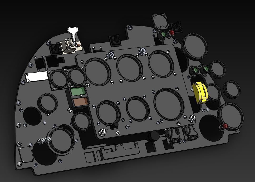 Spitfire Hight definition work Cockpit STL FILES 3D print model 3D ...