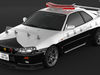 Nissan Skyline GT-R R34 Police Car 3D model | CGTrader