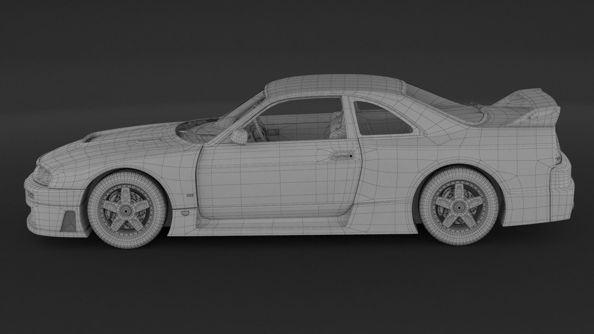 Nissan Skyline GT-R LM R33 3D model | CGTrader