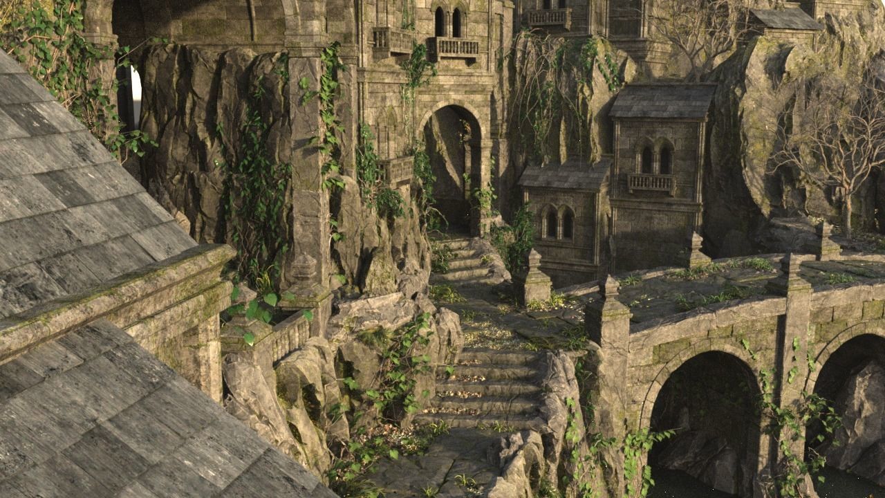 Medieval ancient city 3D model | CGTrader