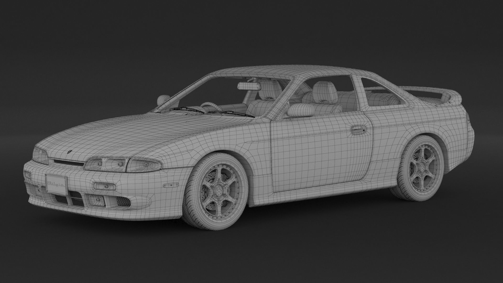 Nissan Silvia S14 3D model | CGTrader
