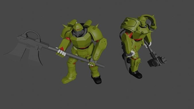 Krork two robots 3D model 3D printable | CGTrader
