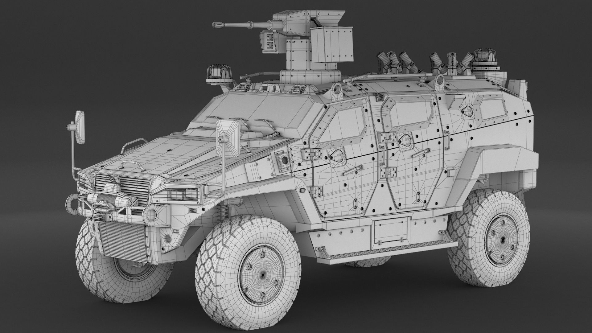 Yoruk Military Armored Vehicle 3D model | CGTrader
