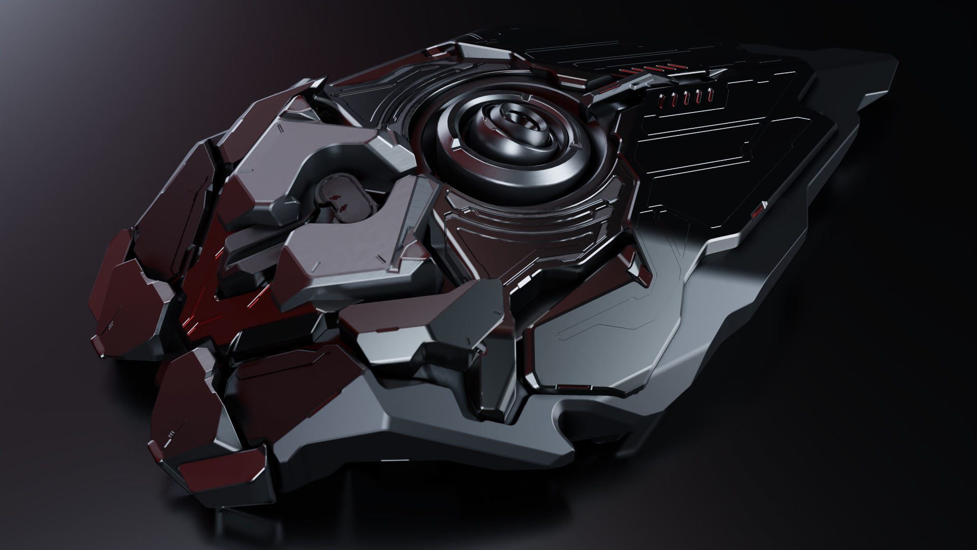 Epic Sci-Fi Hard Surface Sci Fi Buildings and Assets 3D Kit 3D model ...