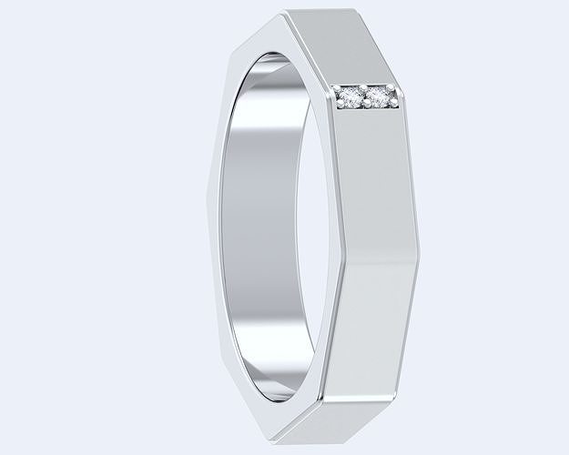 Wedding Ring 02 3D model 3D printable | CGTrader