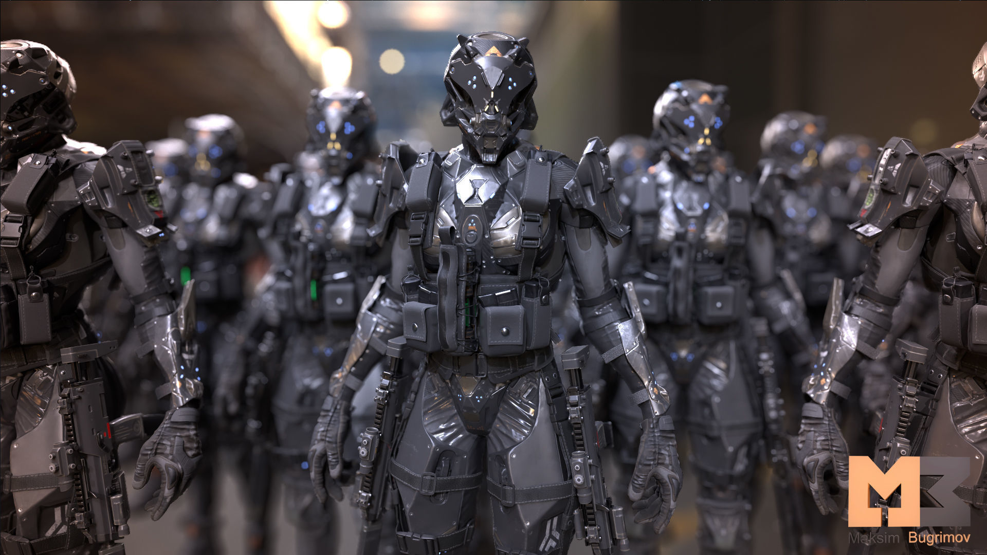 3D model Female Soldiers Pack VR / AR / low-poly | CGTrader