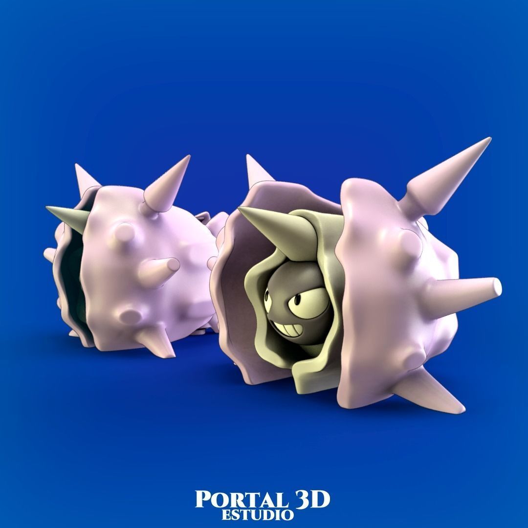 POKEMON CLOYSTER ARTICULATED 3D model 3D printable | CGTrader