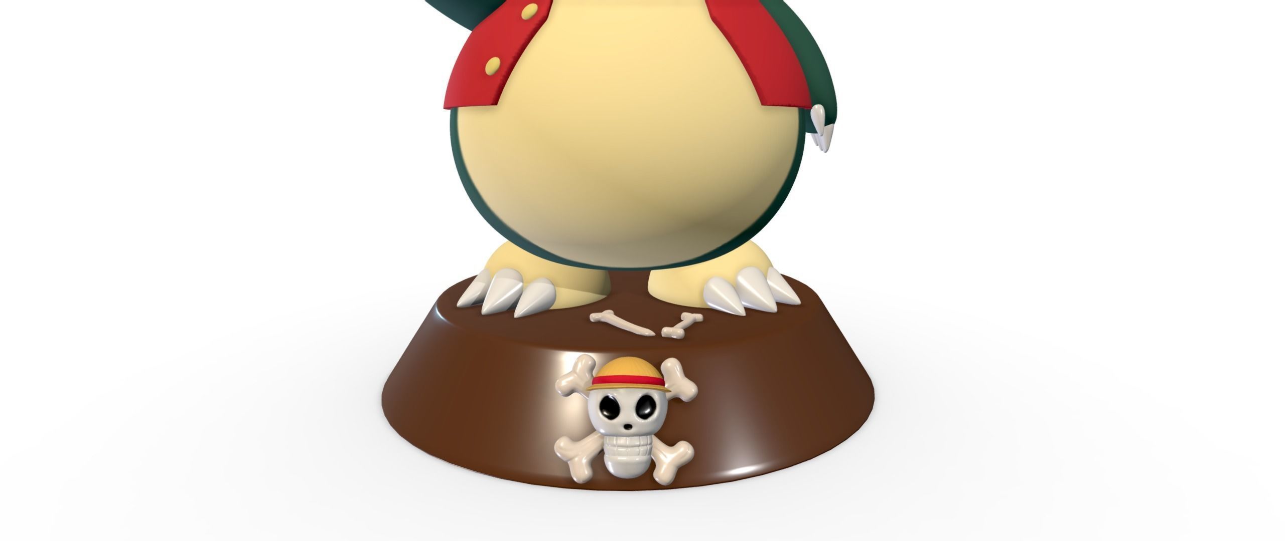 Snorlax Luffy - 3D print 3D model 3D printable | CGTrader