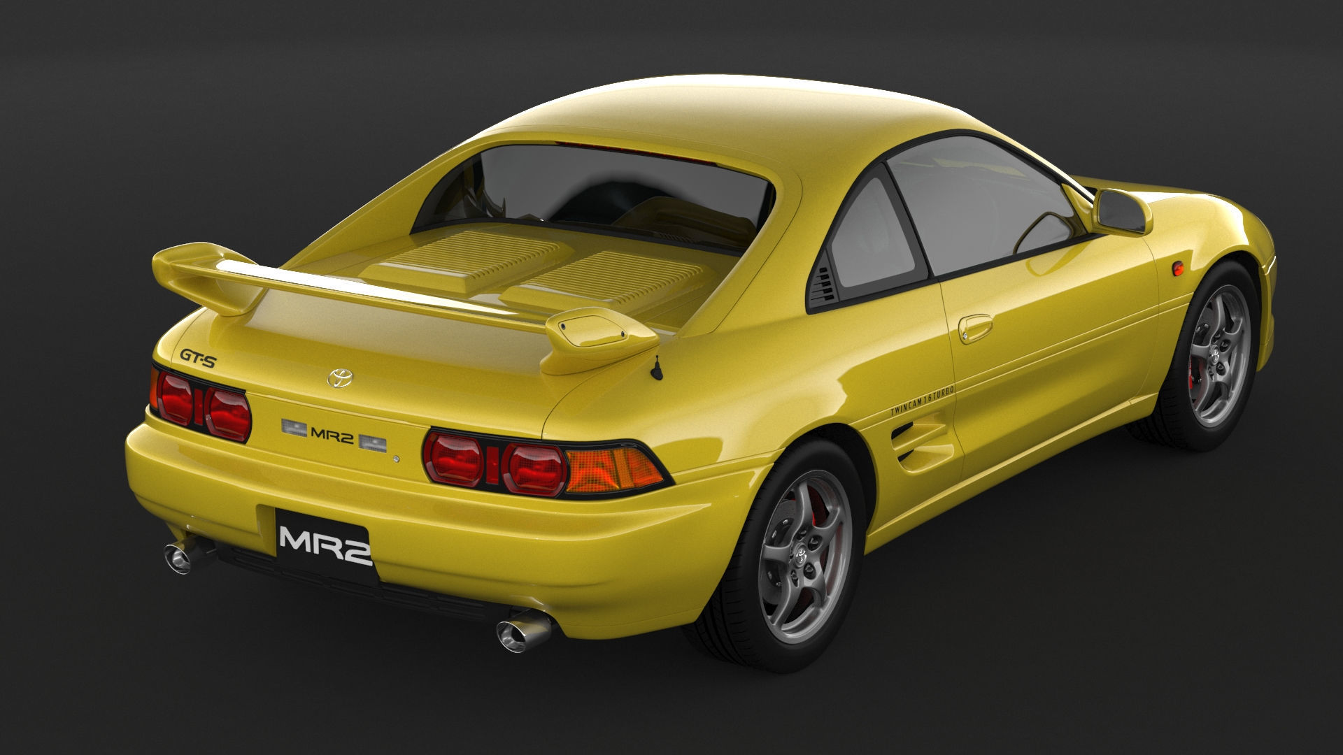 Toyota MR2 GT-S 3D model | CGTrader