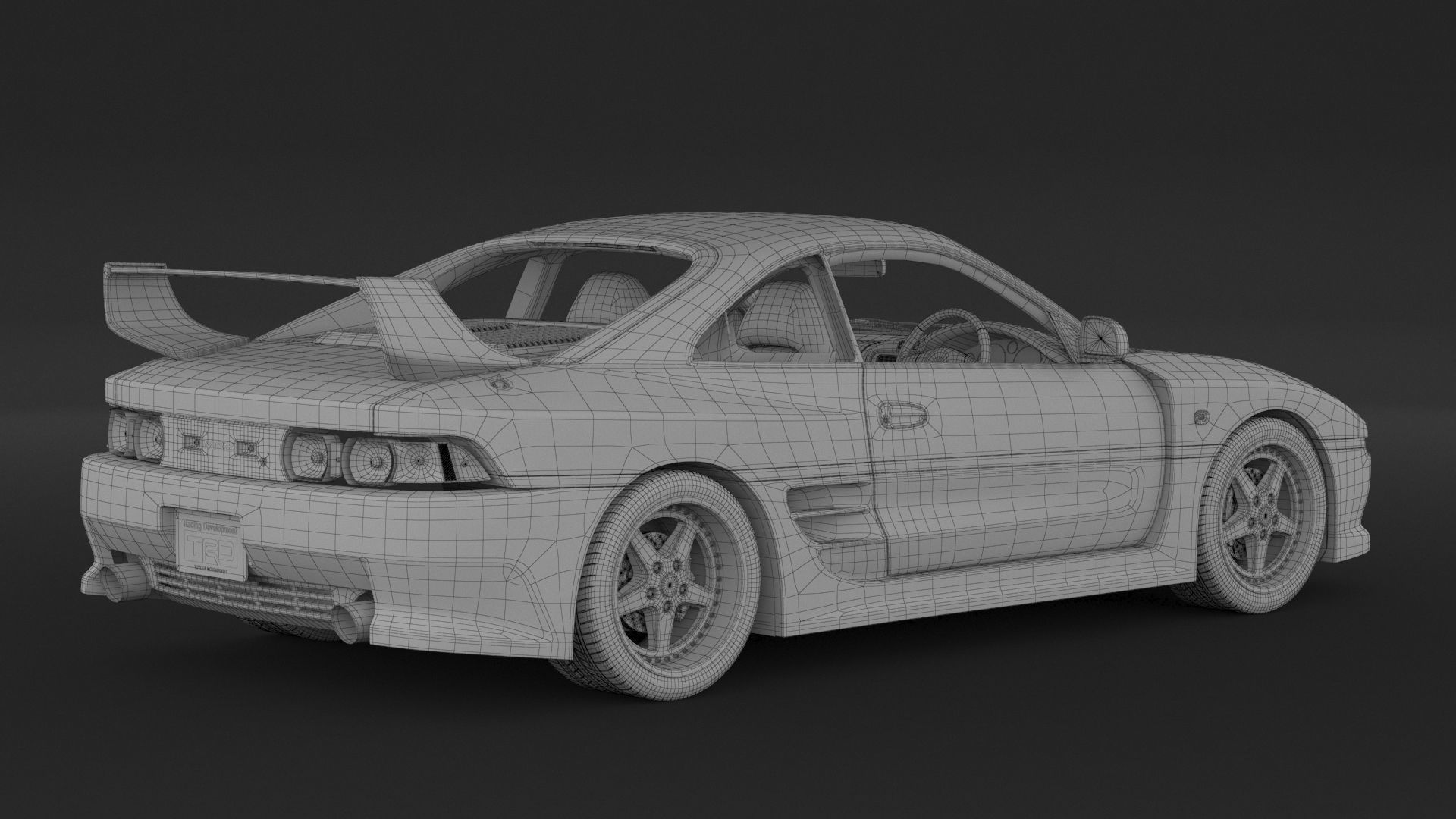 Toyota MR2 TRD2000GT 3D model | CGTrader