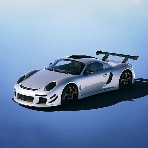 3D model RUF CTR3 Clubsport 2012 VR / AR / low-poly | CGTrader