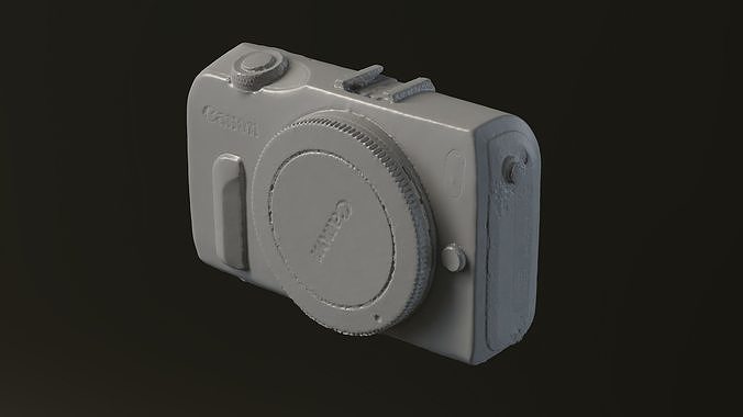 Canon EOS M scan correct size free 3D model 3D printable | CGTrader